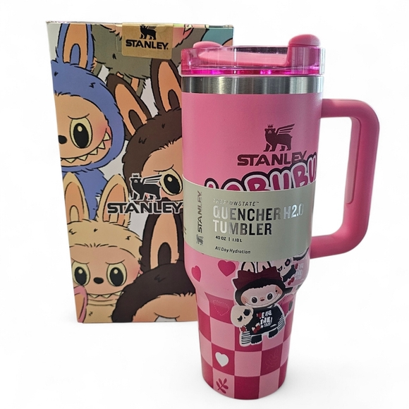 Stanley | Dining | New Stanley Labubu Pink Labubu 4 Oz Tumbler New In ...